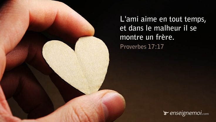 L’ami aime en tout temps | 1001 versets
