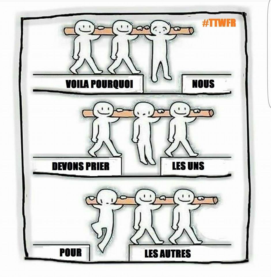Prier les uns pour les autres | 1001 versets