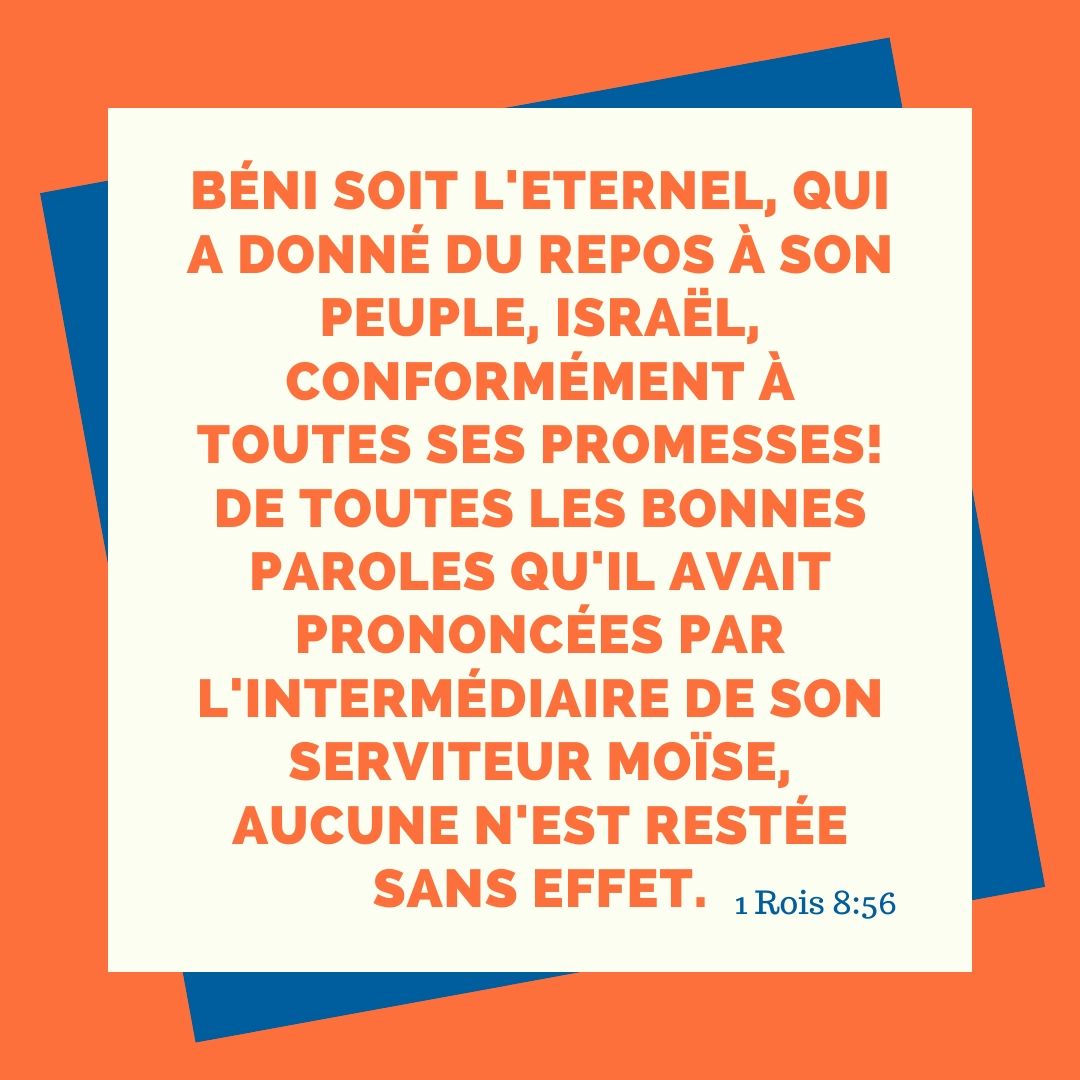 Béni soit l’Eternel | 1001 versets
