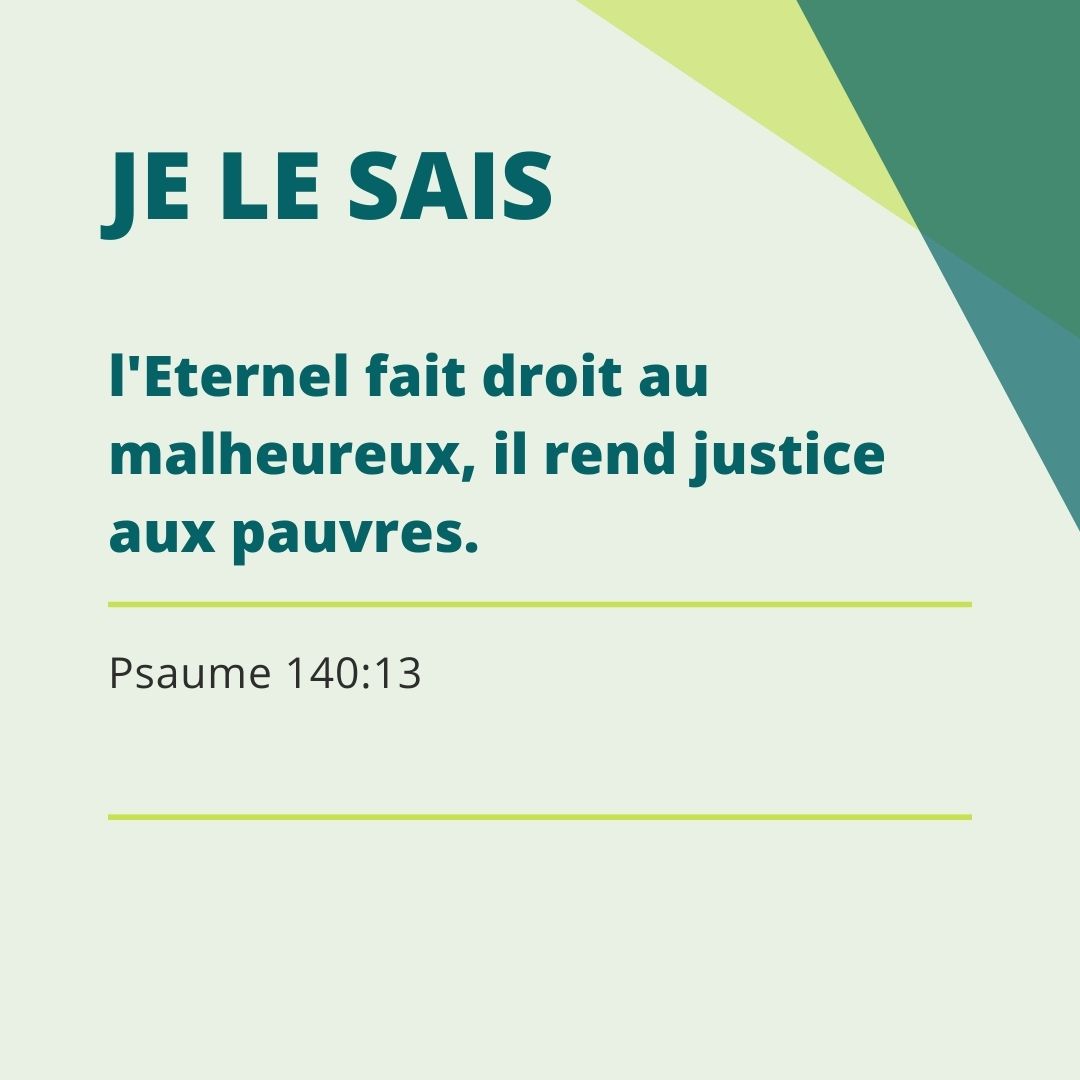 Dieu prend soin des malheureux | 1001 versets