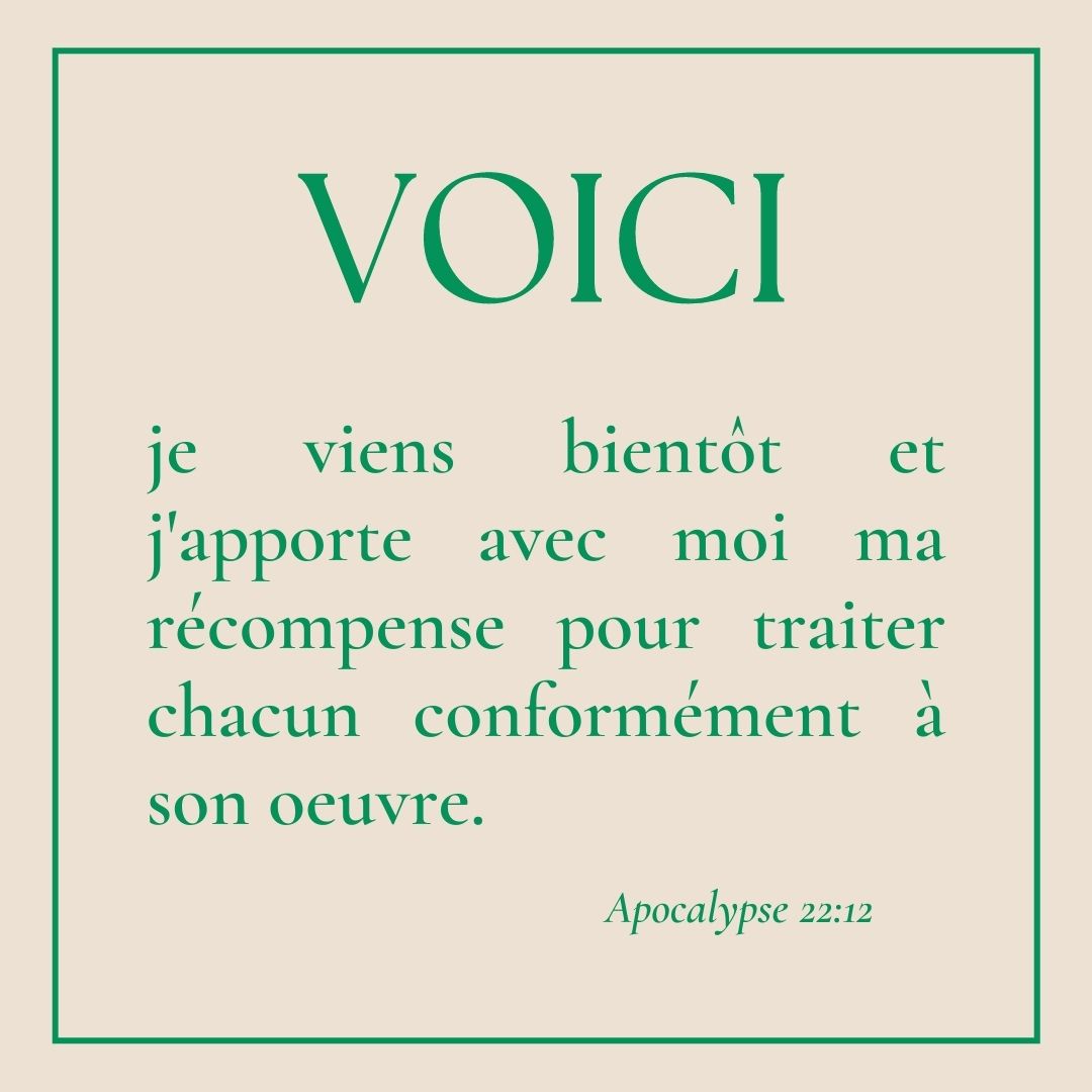 Jésus vient bientôt | 1001 versets